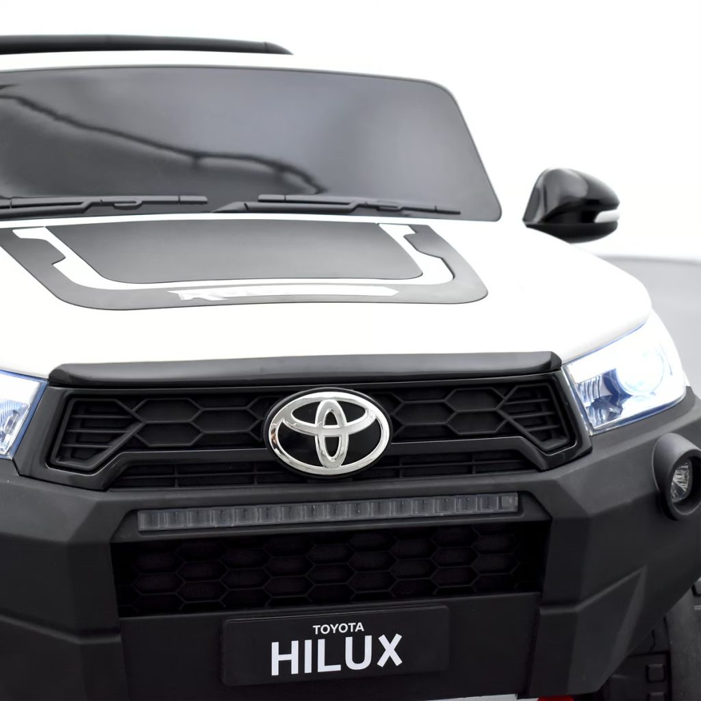 Carro Eléctrico Campero Toyota Hilux 1-9 Años Blanca - La Tiendita del Bebé